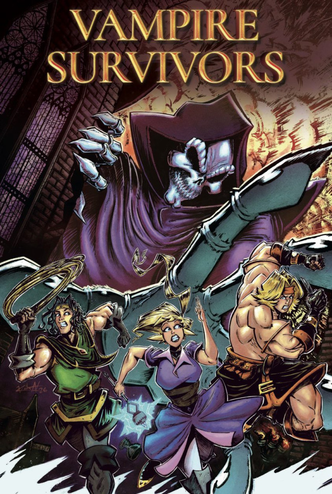 Świat Vampire Survivors jest rozszerzany o komiksy i powieść graficzną