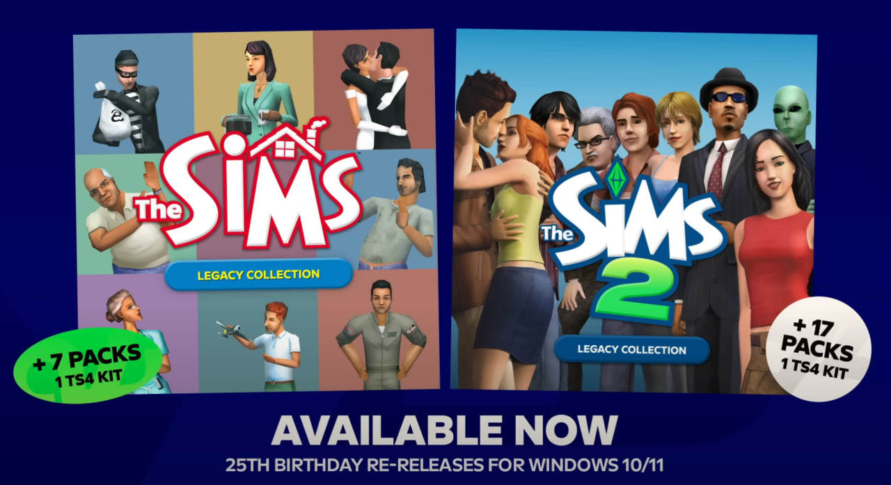 The Sims i The Sims 2 są już dostępne na PC